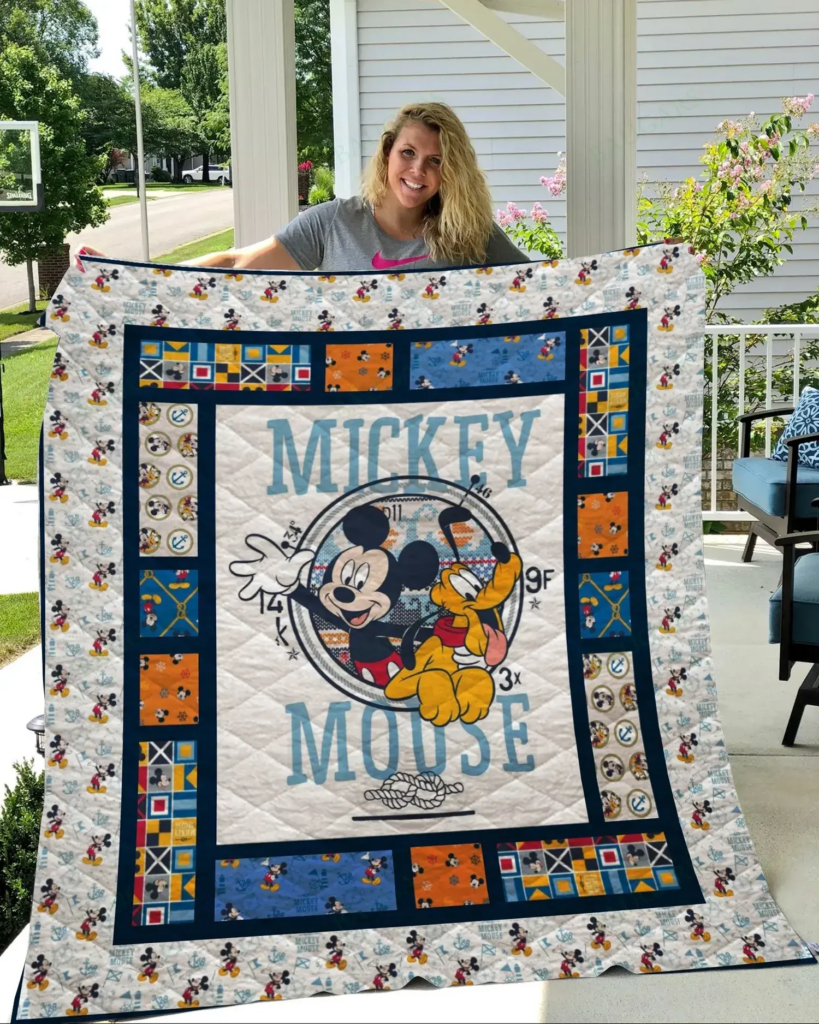 Mickey Mouse Quilt Blanket VH - Hanamango