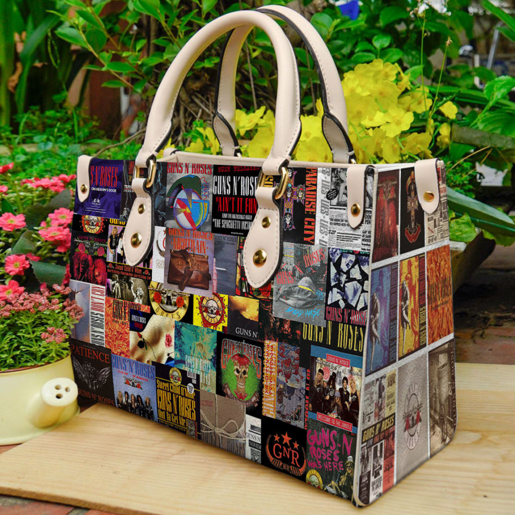 Guns N' Roses 1 Leather HandBag AH96 - Hanamango
