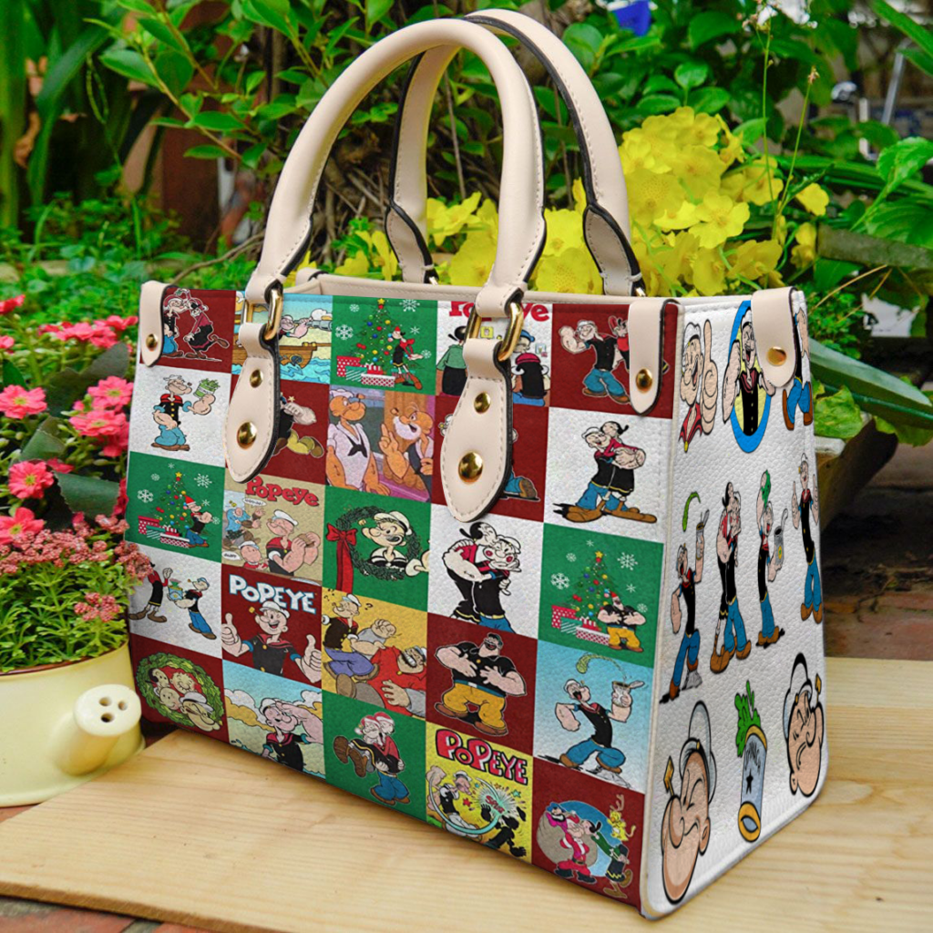 Popeye Leather HandBag AH96 - Hanamango