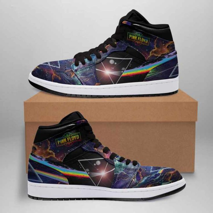 Pink Floyd Jordan 1 Shoes NT28 - Hanamango
