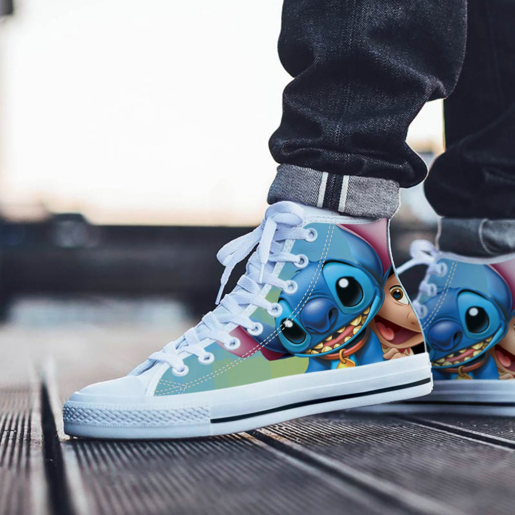 Stitch High Top Shoes NT28 - Hanamango