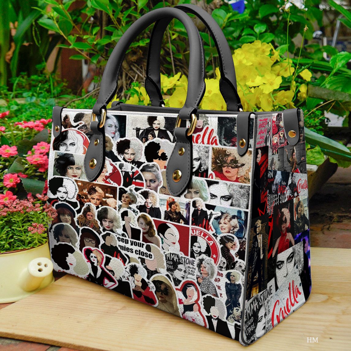 Cruella Leather HandBag HM - Hanamango