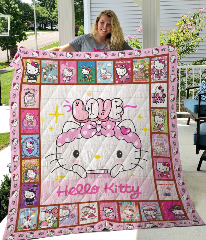 Hello Kitty Quilt Blanket NT28 - Hanamango