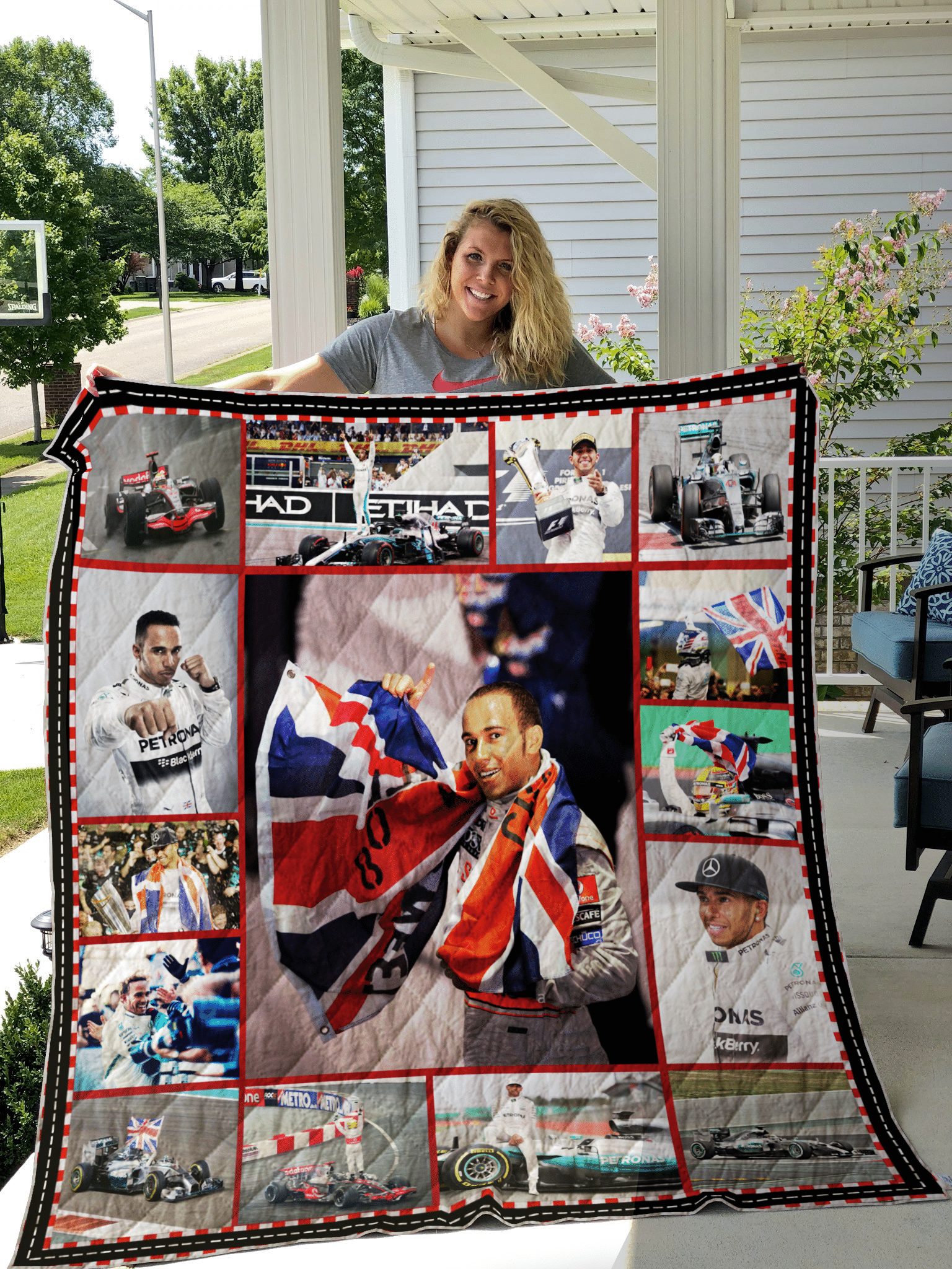 Lewis Hamilton 2 Quilt Blanket NT28 - Hanamango