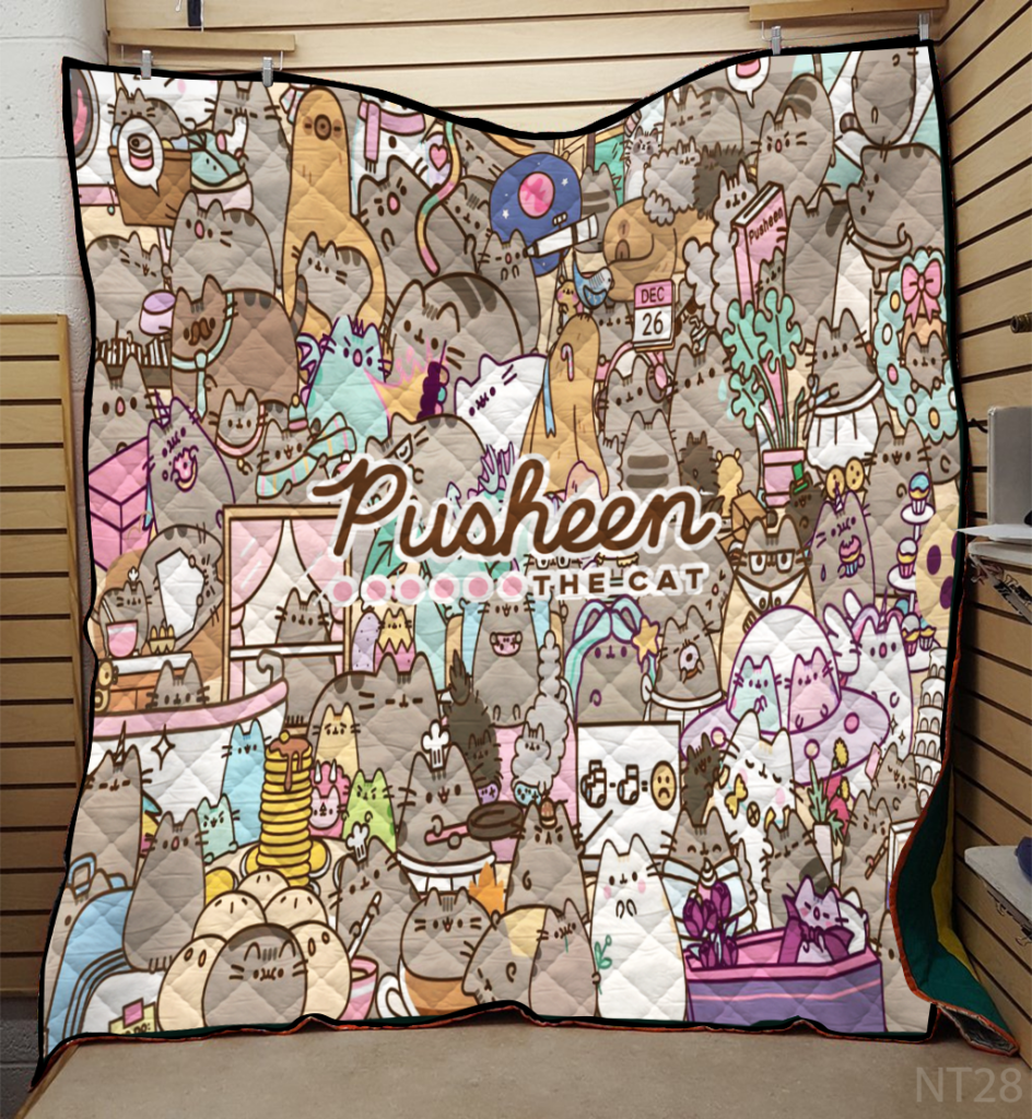 Pusheen 1 Quilt Blanket NT28 - Hanamango