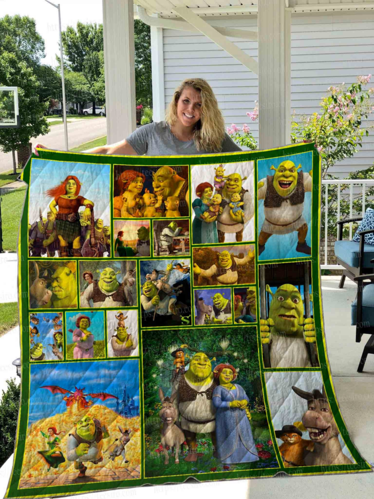 Shrek 1 Quilt Blanket NT28 - Hanamango