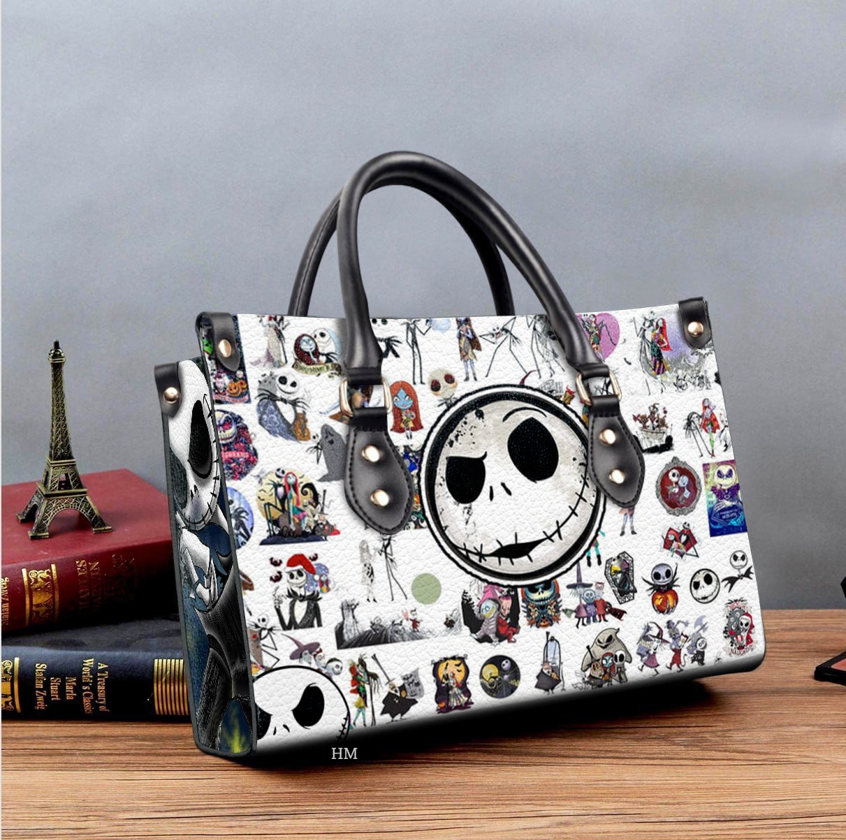 Jack Skellington Leather HandBag HM - Hanamango