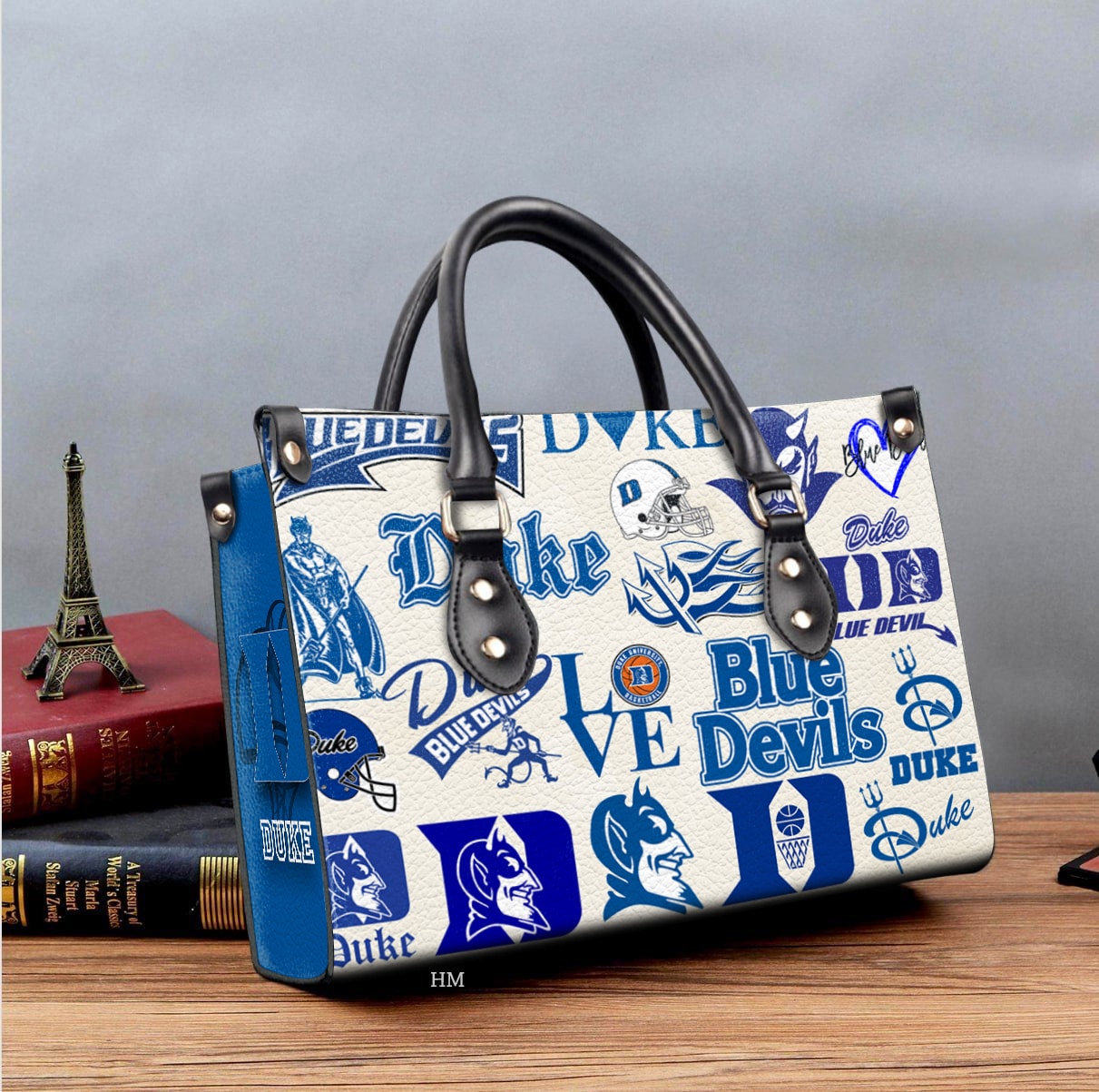Duke Blue Devils Leather HandBag D95 - Hanamango