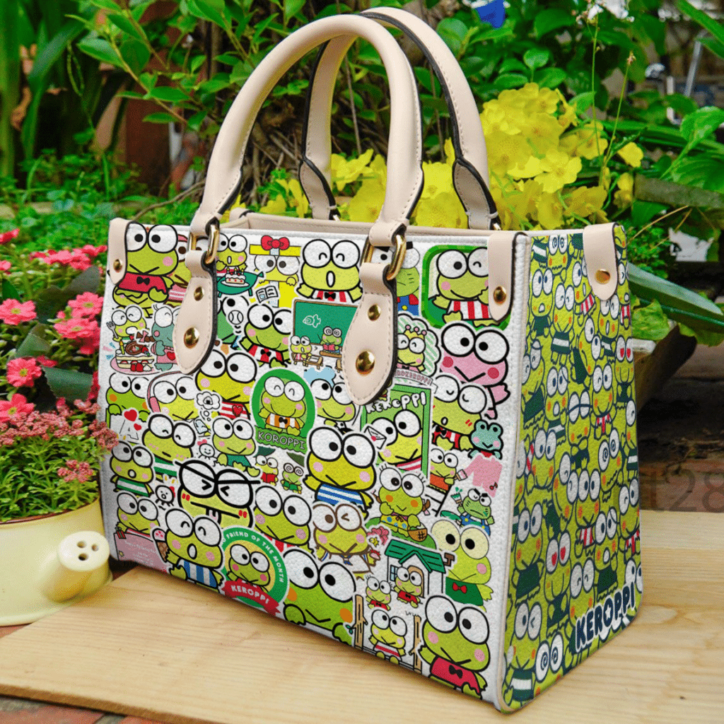 Keroppi 1 Leather HandBag AH96 - Hanamango