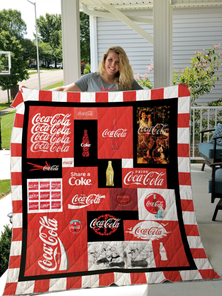 Coca-Cola Quilt Blanket NT28 - Hanamango