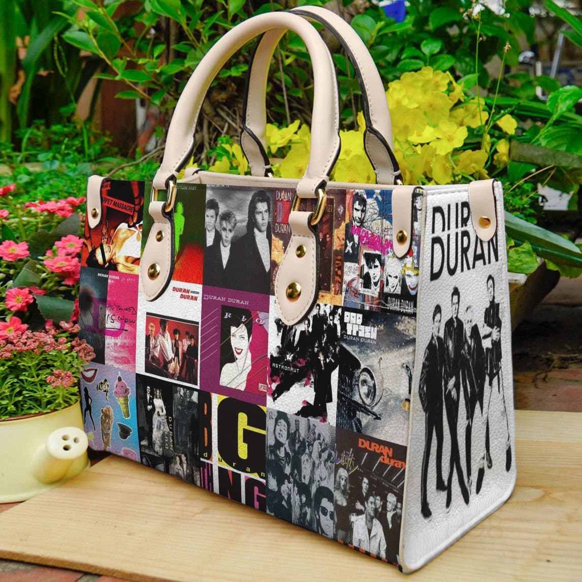 Duran Duran Leather HandBag AH96 - Hanamango