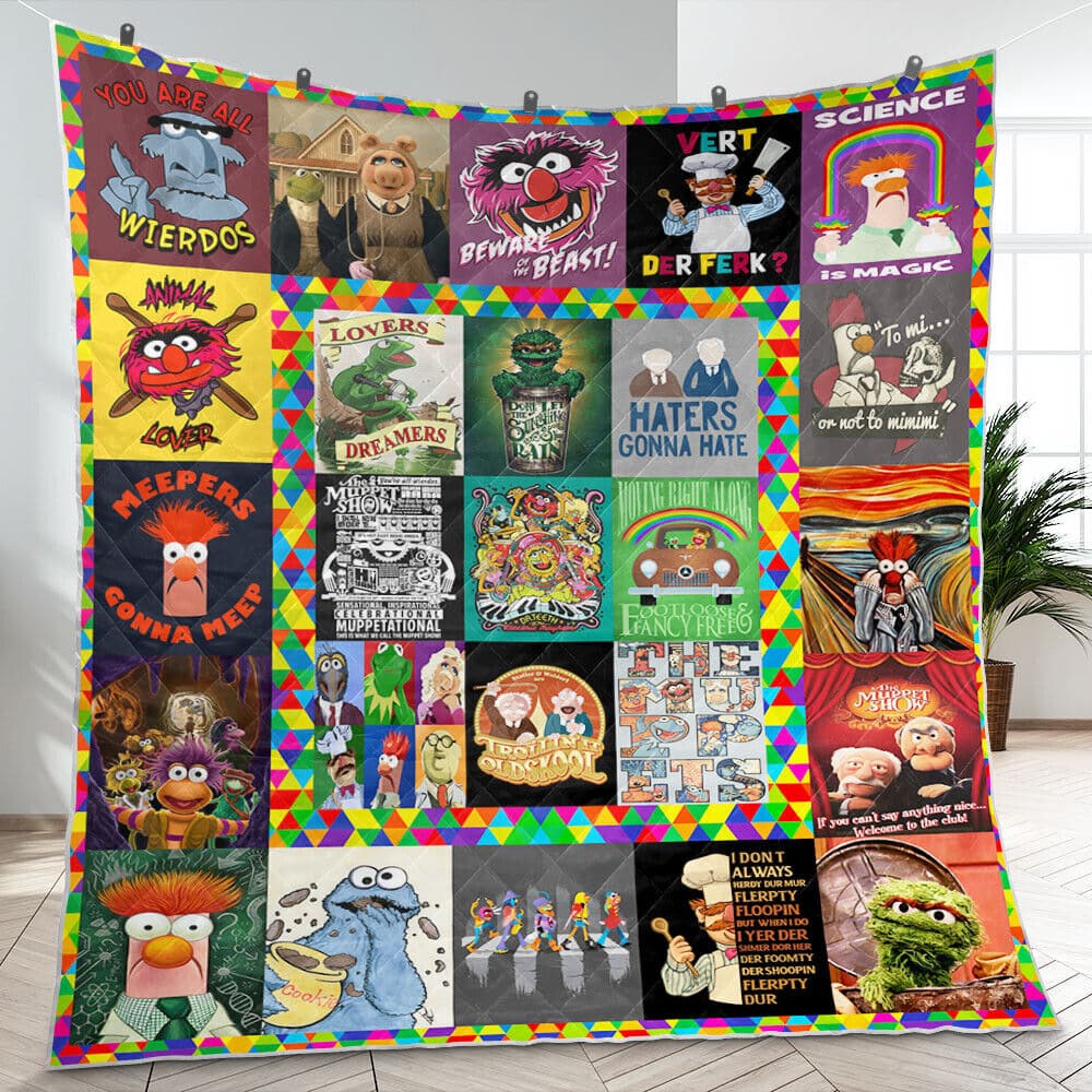 The Muppets Show Quilt Blanket AH96 - Hanamango