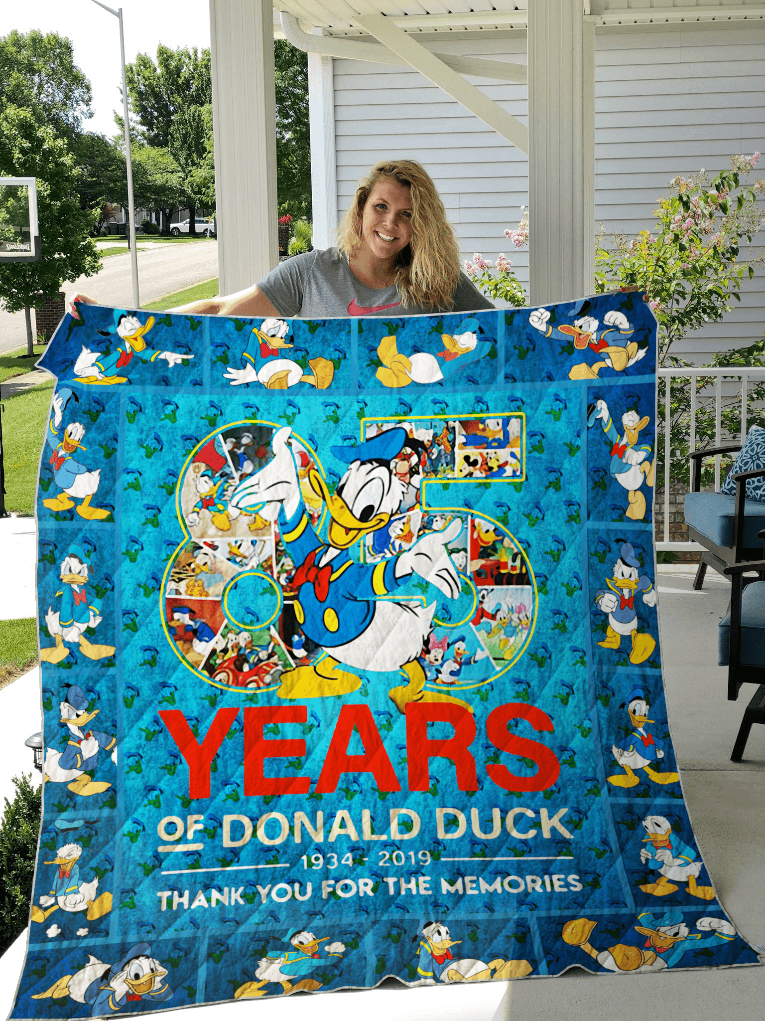 Donald Duck Quilt Blanket NT28 - Hanamango