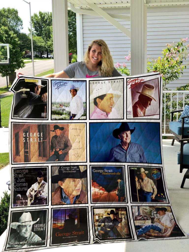 George Strait Quilt Blanket AH96 - Hanamango