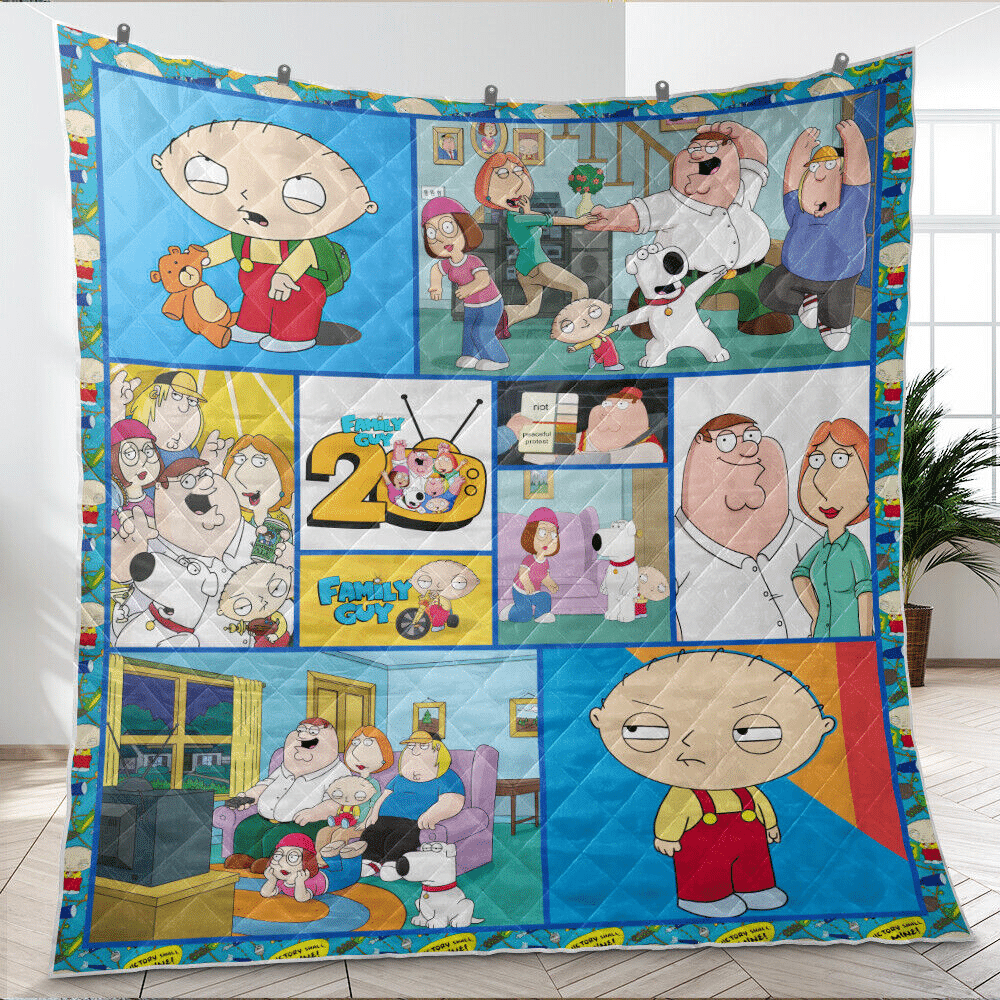 Family Guy Quilt Blanket NT28 - Hanamango