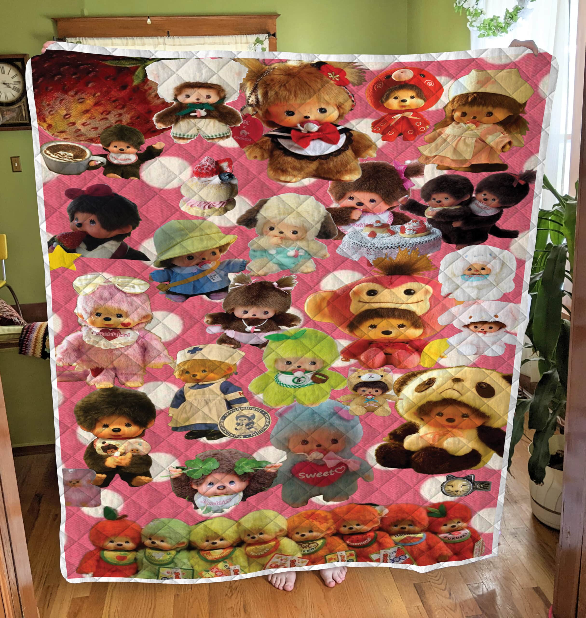 Monchhichi Quilt Blanket AH96 - Hanamango