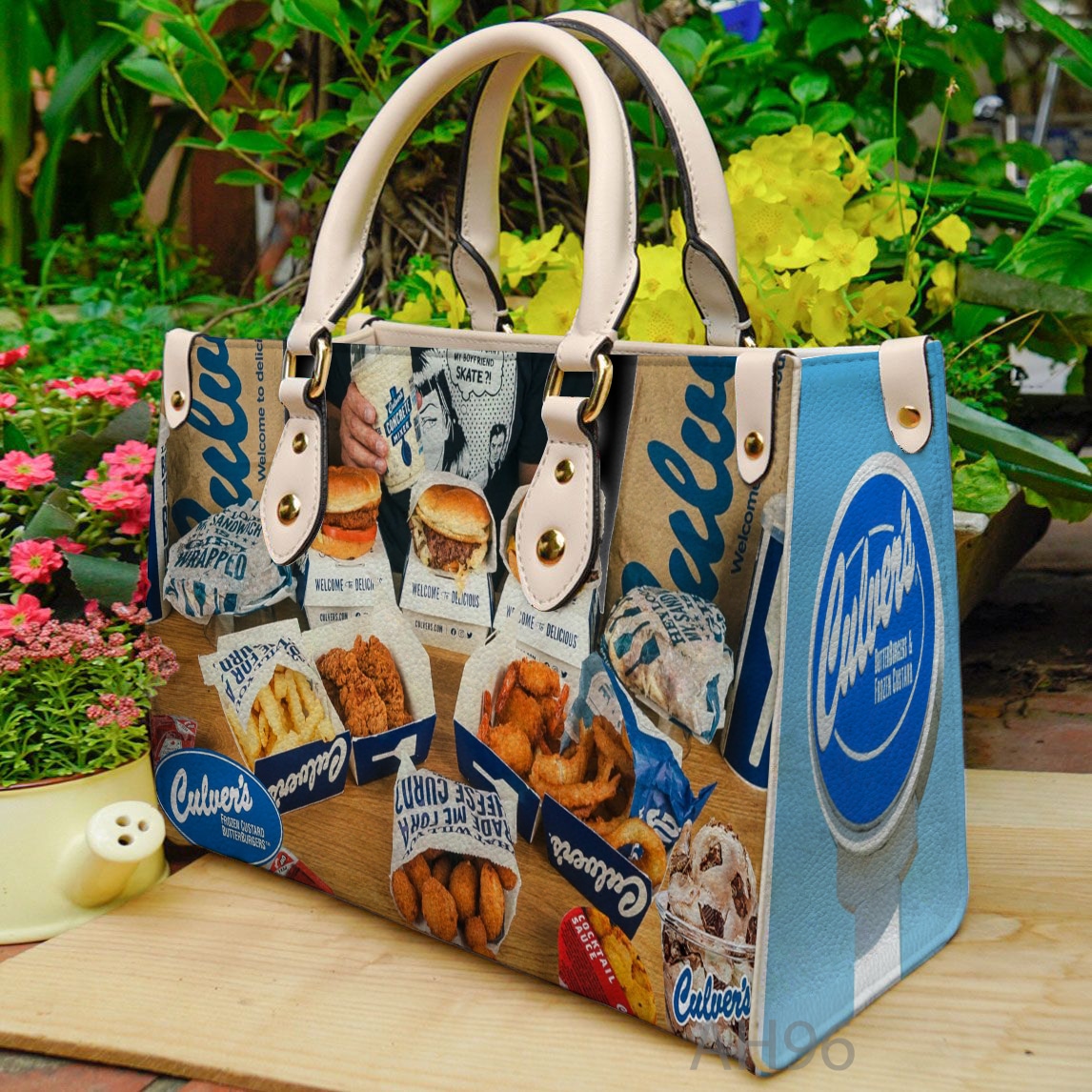 Culver's Leather HandBag AH96 - Hanamango