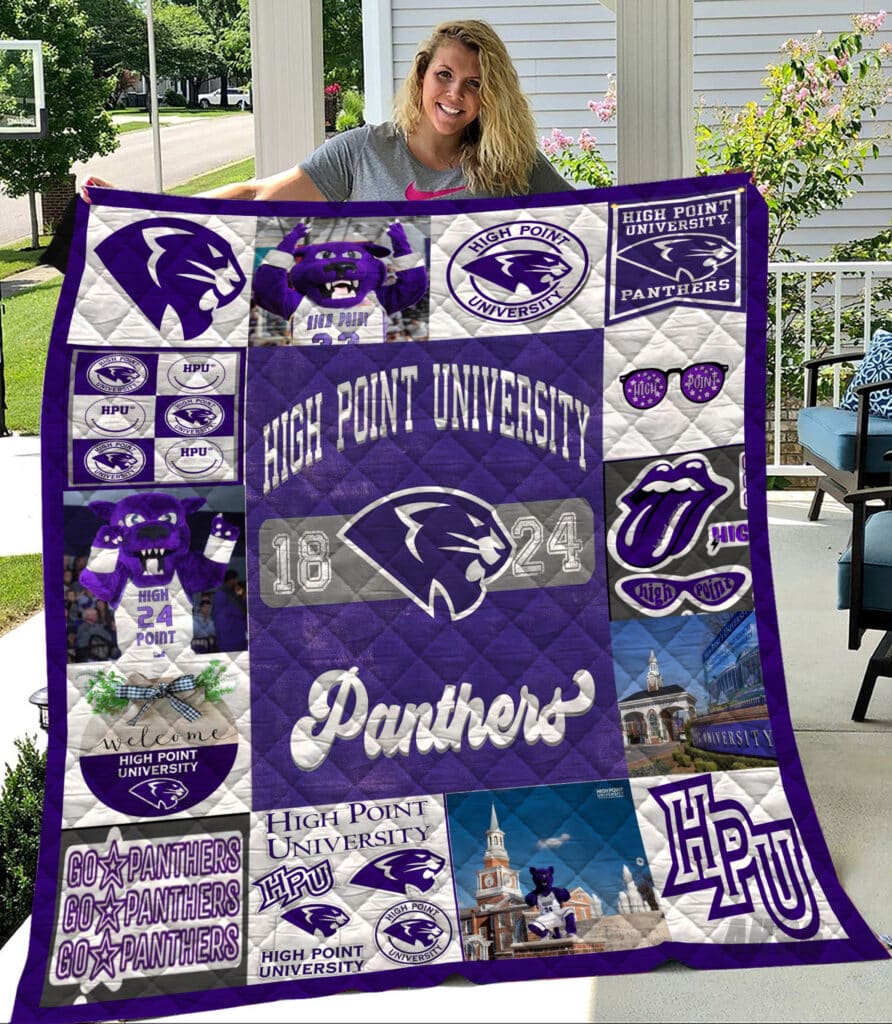 High Point Panthers Quilt Blanket AH96 - Hanamango