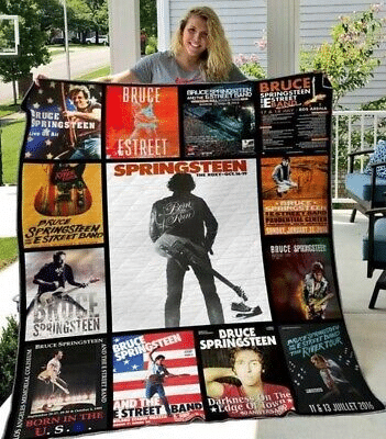 Bruce Springsteen 1 Quilt Blanket NT28 - Hanamango