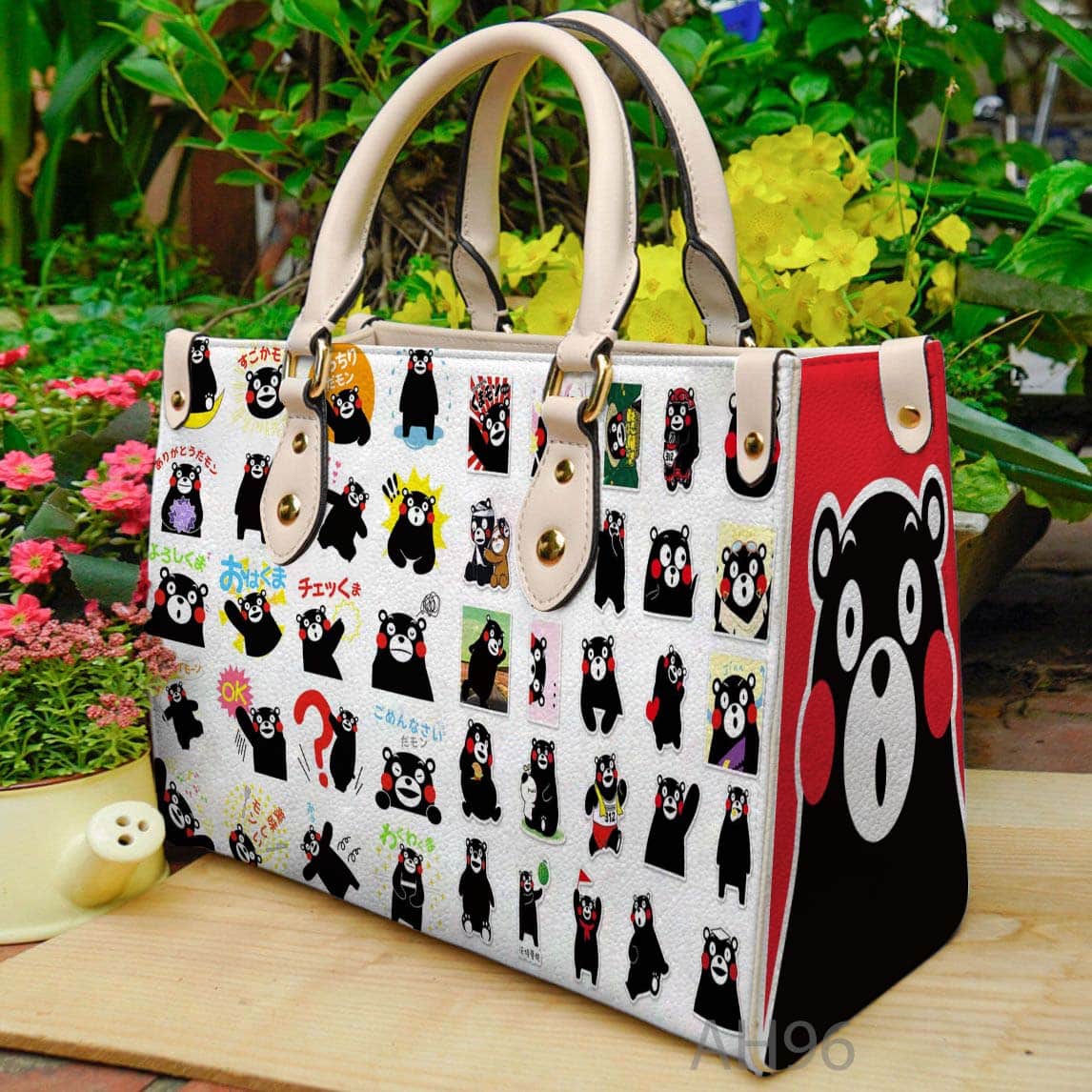 Kumamon Leather HandBag AH96 - Hanamango